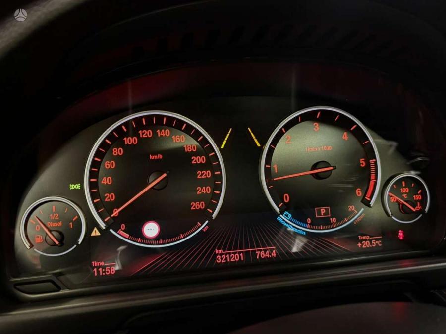 Brown BMW 530 2013 in Marijampole, with an engine capacity of 2.99 L and mileage of 321 thousand km for 11999 €, photo 19 on AUTOMOTO.COM.LV
