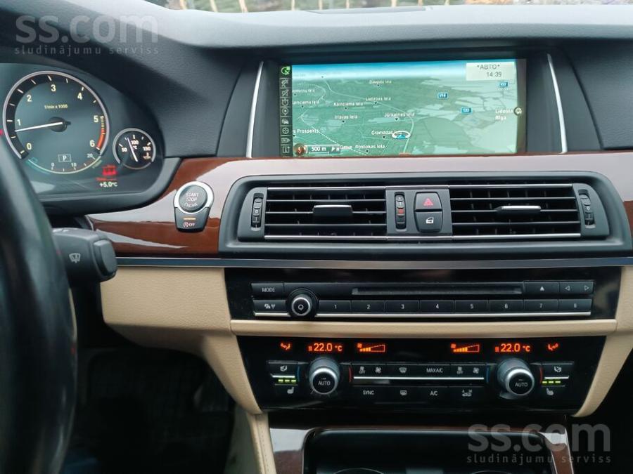 Brūns BMW 530 2014 Rīga, ar dzinēja tilpumu 3.00 L un nobraukumu 233 tūkst. km par 12000 €, foto 20 vietnē AUTOMOTO.COM.LV