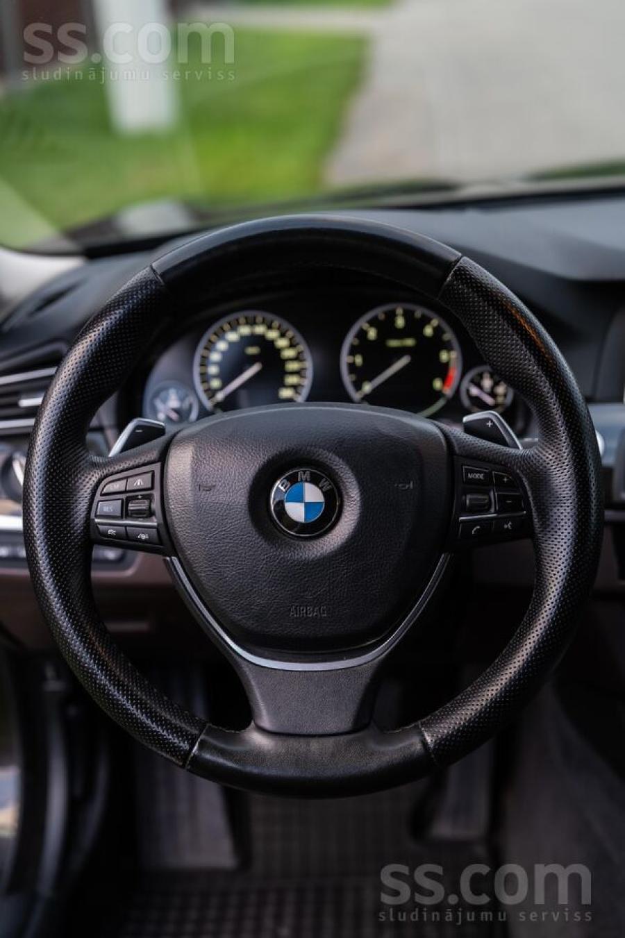 Brown BMW 530 2014 in Riga, with an engine capacity of 3.00 L and mileage of 0 thousand km for 12700 €, photo 5 on AUTOMOTO.COM.LV