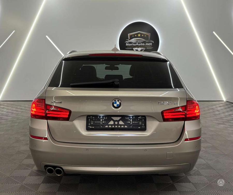 Brown BMW 530 2014 in Marijampole, with an engine capacity of 2.99 L and mileage of 356 thousand km for 9999 €, photo 19 on AUTOMOTO.COM.LV