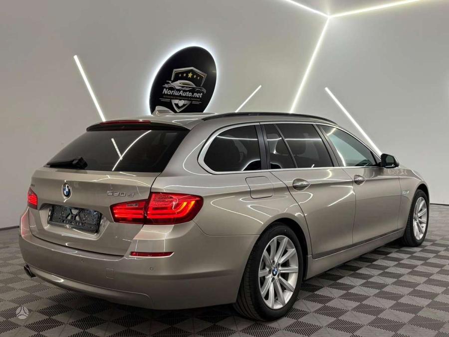 Brown BMW 530 2014 in Marijampole, with an engine capacity of 2.99 L and mileage of 356 thousand km for 9150 €, photo 29 on AUTOMOTO.COM.LV