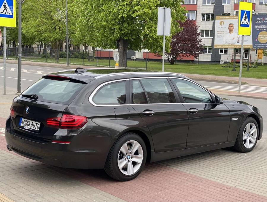 Brown BMW 530 2014 in Marijampole, with an engine capacity of 2.99 L and mileage of 340 thousand km for 9350 €, photo 6 on AUTOMOTO.COM.LV