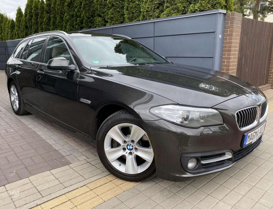 Brown BMW 530 2014 in Marijampole, with an engine capacity of 2.99 L and mileage of 340 thousand km for 9350 €, photo 9 on AUTOMOTO.COM.LV