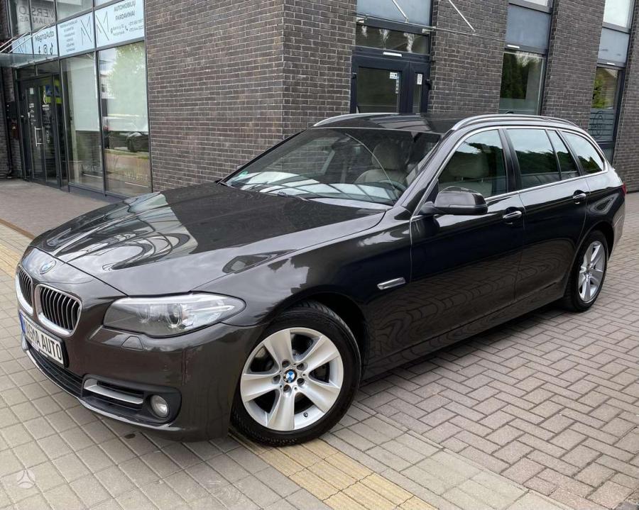 Brown BMW 530 2014 in Marijampole, with an engine capacity of 2.99 L and mileage of 340 thousand km for 9350 €, photo 14 on AUTOMOTO.COM.LV