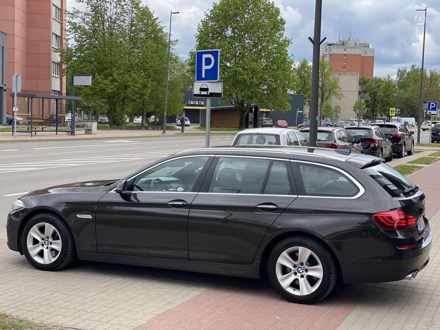 Brown BMW 530 2014 in Marijampole, with an engine capacity of 2.99 L and mileage of 340 thousand km for 9350 €, photo 15 on AUTOMOTO.COM.LV