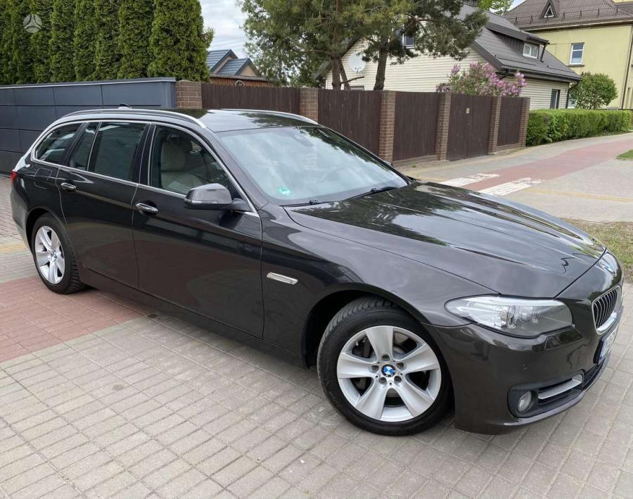 Brown BMW 530 2014 in Marijampole, with an engine capacity of 2.99 L and mileage of 340 thousand km for 9350 €, photo 16 on AUTOMOTO.COM.LV
