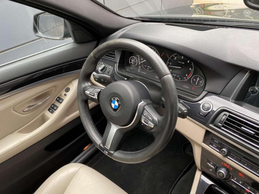 Brown BMW 530 2014 in Marijampole, with an engine capacity of 2.99 L and mileage of 340 thousand km for 9350 €, photo 22 on AUTOMOTO.COM.LV