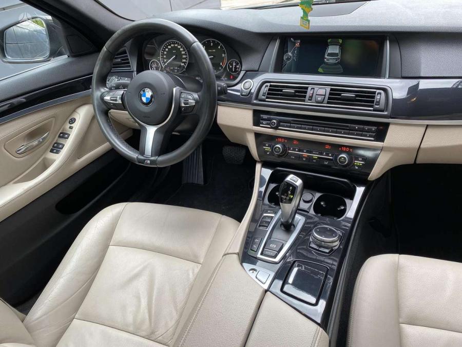 Brown BMW 530 2014 in Marijampole, with an engine capacity of 2.99 L and mileage of 340 thousand km for 9350 €, photo 36 on AUTOMOTO.COM.LV