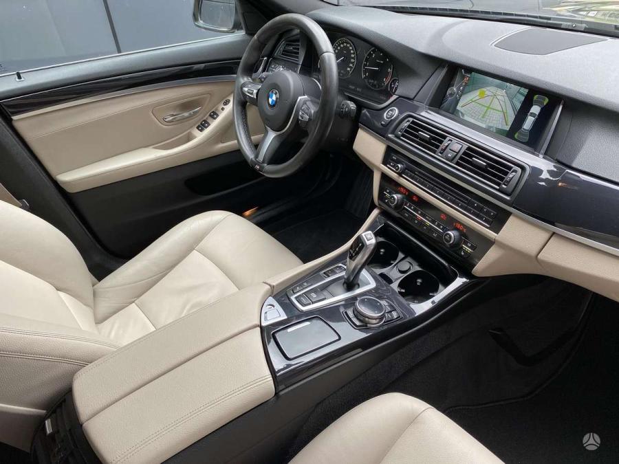 Brown BMW 530 2014 in Marijampole, with an engine capacity of 2.99 L and mileage of 340 thousand km for 9350 €, photo 37 on AUTOMOTO.COM.LV