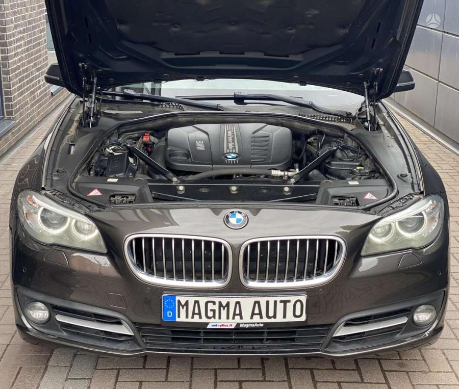 Brown BMW 530 2014 in Marijampole, with an engine capacity of 2.99 L and mileage of 340 thousand km for 9350 €, photo 47 on AUTOMOTO.COM.LV