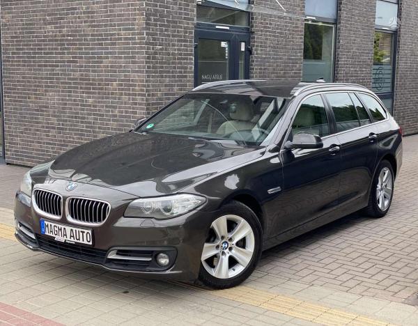 Brown BMW 530 2014 in Marijampole, with an engine capacity of 2.99 L and mileage of 340 thousand km for 9250 €, photo 11 on AUTOMOTO.COM.LV