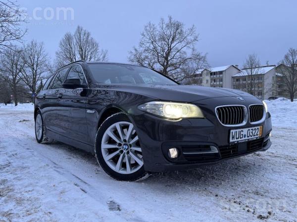 Brown BMW 530 2015 in Riga, with an engine capacity of 3.00 L and mileage of 0 thousand km for 10500 €, photo 1 on AUTOMOTO.COM.LV