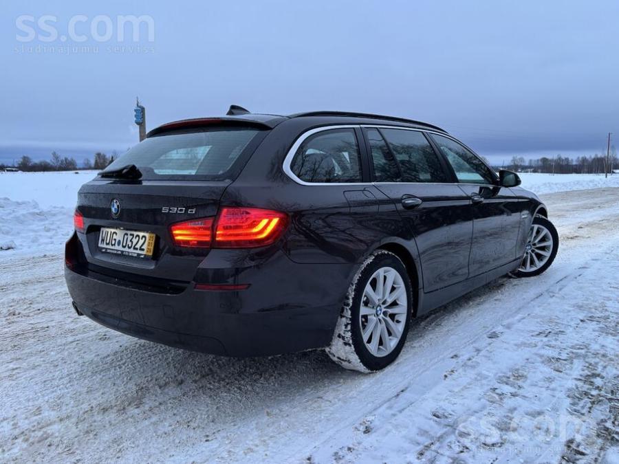 Brown BMW 530 2015 in Riga, with an engine capacity of 3.00 L and mileage of 0 thousand km for 10500 €, photo 2 on AUTOMOTO.COM.LV