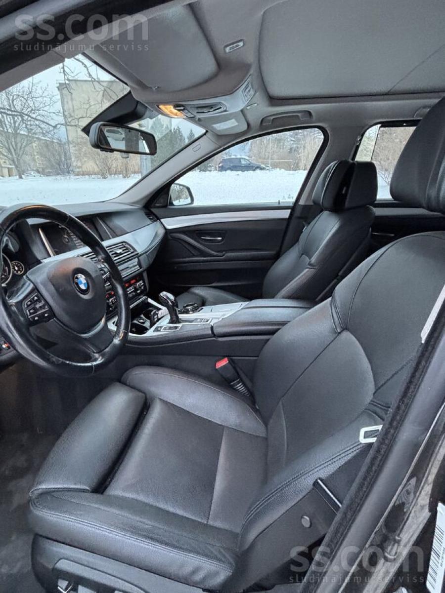 Brown BMW 530 2015 in Riga, with an engine capacity of 3.00 L and mileage of 0 thousand km for 10500 €, photo 6 on AUTOMOTO.COM.LV