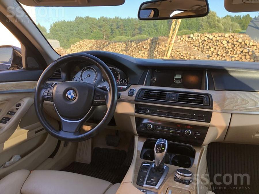 Brūns BMW 530 2015 Valmiera, ar dzinēja tilpumu 3.00 L un nobraukumu 303 tūkst. km par 13100 €, foto 10 vietnē AUTOMOTO.COM.LV