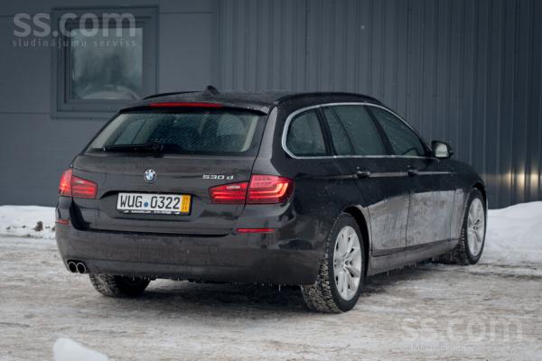 Brown BMW 530 2015 in Liepaja, with an engine capacity of 3.00 L and mileage of 298 thousand km for 10500 €, photo 3 on AUTOMOTO.COM.LV