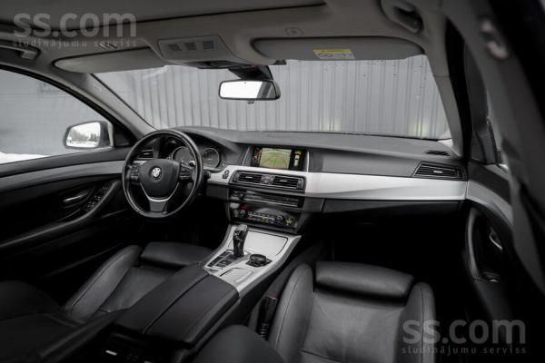Brown BMW 530 2015 in Liepaja, with an engine capacity of 3.00 L and mileage of 298 thousand km for 10500 €, photo 9 on AUTOMOTO.COM.LV