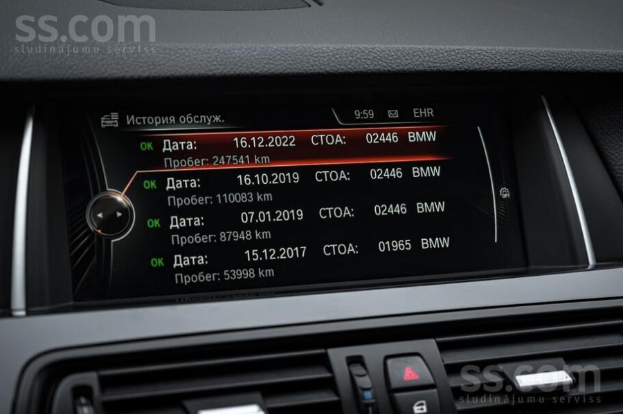Brūns BMW 530 2015 Rīga, ar dzinēja tilpumu 3.00 L un nobraukumu 290 tūkst. km par 8500 €, foto 26 vietnē AUTOMOTO.COM.LV