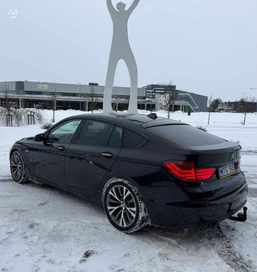 Melns BMW 530 Gran Turismo 2010 Viļņa, ar dzinēja tilpumu 2.99 L un nobraukumu 365 tūkst. km par 6800 €, foto 6 vietnē AUTOMOTO.COM.LV