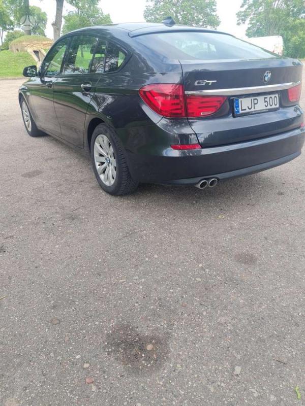 Melns BMW 530 Gran Turismo 2010 Kauņa, ar dzinēja tilpumu 2.99 L un nobraukumu 233 tūkst. km par 9400 €, foto 4 vietnē AUTOMOTO.COM.LV