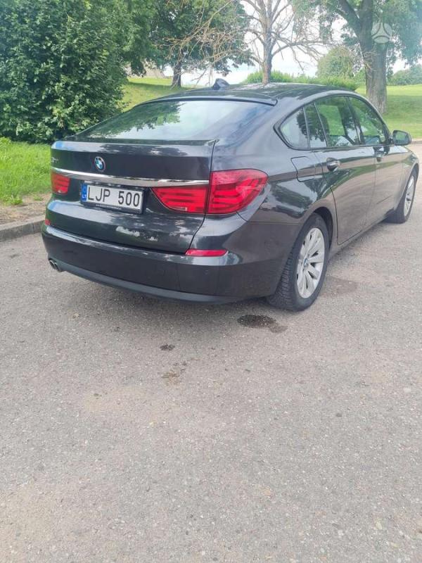 Melns BMW 530 Gran Turismo 2010 Kauņa, ar dzinēja tilpumu 2.99 L un nobraukumu 233 tūkst. km par 9400 €, foto 5 vietnē AUTOMOTO.COM.LV