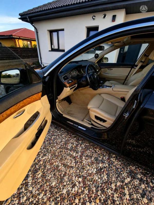 Black BMW 530 Gran Turismo 2010 in Klaipeda, with an engine capacity of 3.00 L and mileage of 307 thousand km for 8500 €, photo 7 on AUTOMOTO.COM.LV
