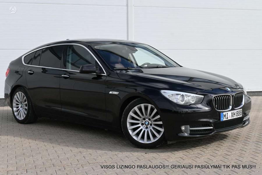 Black BMW 530 Gran Turismo 2010 in Kretinga, with an engine capacity of 2.99 L and mileage of 259 thousand km for 9799 €, photo 1 on AUTOMOTO.COM.LV