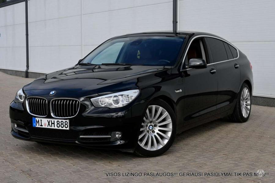 Black BMW 530 Gran Turismo 2010 in Kretinga, with an engine capacity of 2.99 L and mileage of 259 thousand km for 9799 €, photo 4 on AUTOMOTO.COM.LV