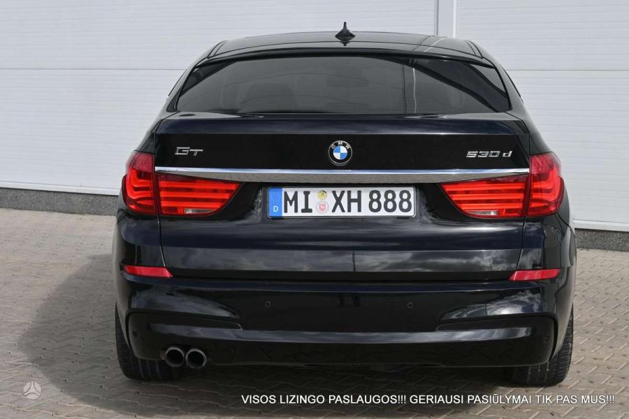 Black BMW 530 Gran Turismo 2010 in Kretinga, with an engine capacity of 2.99 L and mileage of 259 thousand km for 9799 €, photo 10 on AUTOMOTO.COM.LV