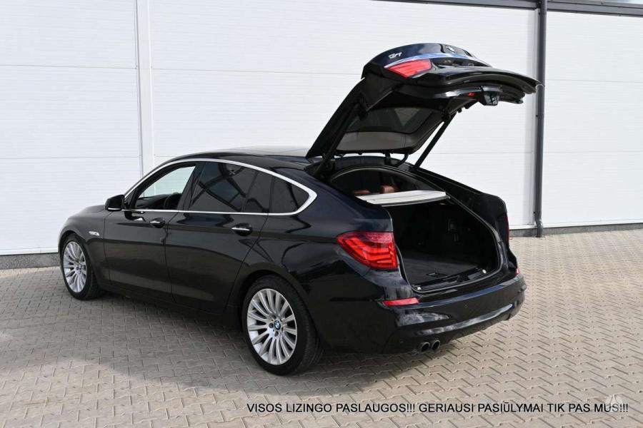Black BMW 530 Gran Turismo 2010 in Kretinga, with an engine capacity of 2.99 L and mileage of 259 thousand km for 9799 €, photo 13 on AUTOMOTO.COM.LV