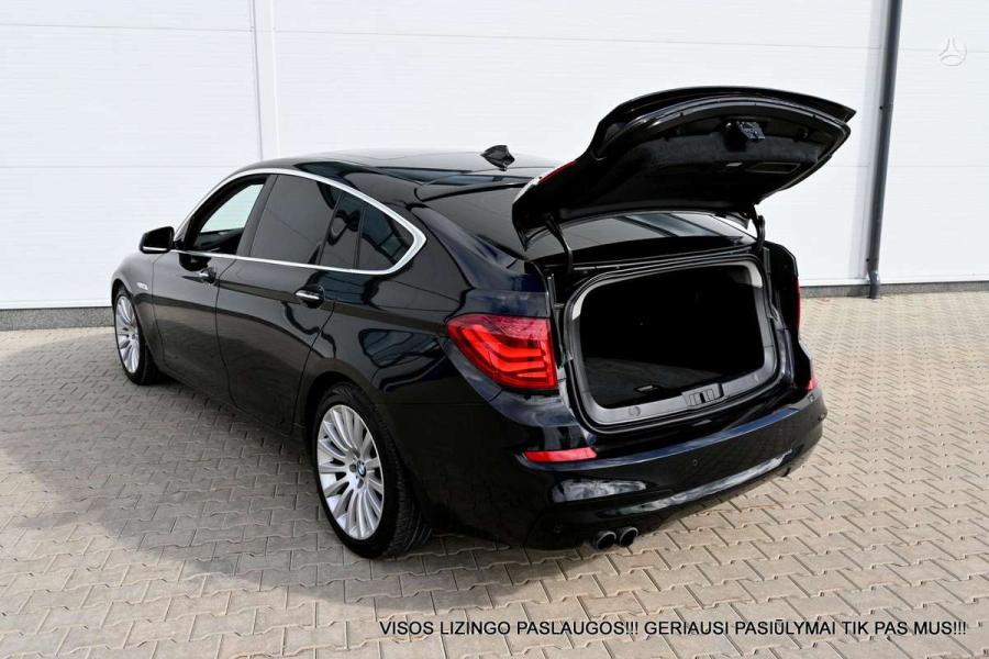 Black BMW 530 Gran Turismo 2010 in Kretinga, with an engine capacity of 2.99 L and mileage of 259 thousand km for 9799 €, photo 14 on AUTOMOTO.COM.LV
