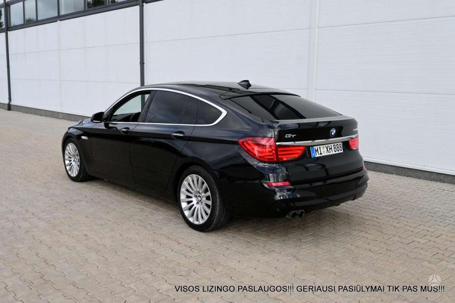 Black BMW 530 Gran Turismo 2010 in Kretinga, with an engine capacity of 2.99 L and mileage of 259 thousand km for 9799 €, photo 17 on AUTOMOTO.COM.LV