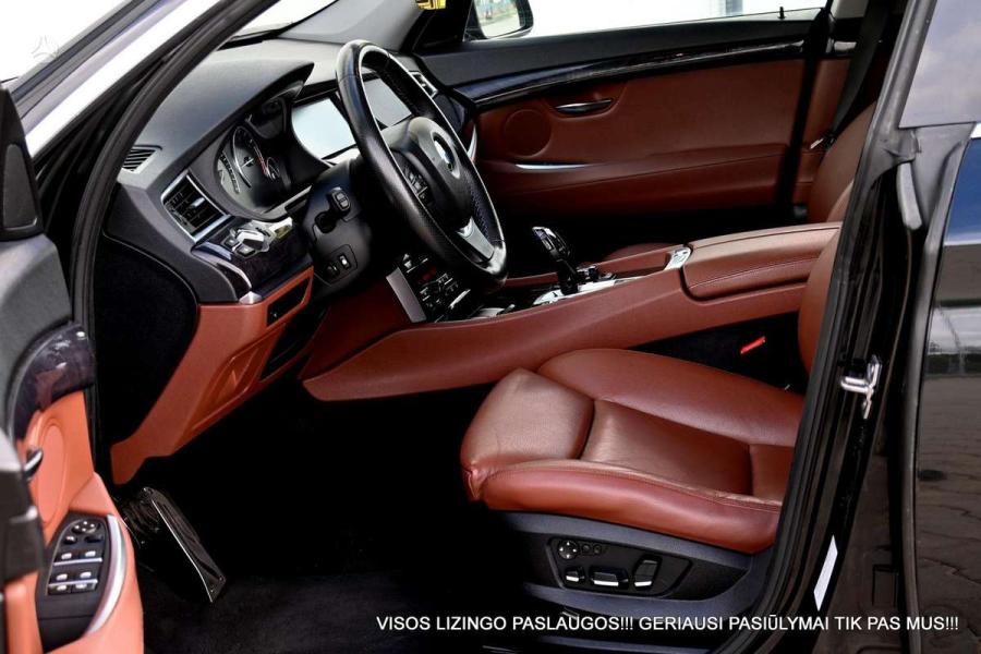 Black BMW 530 Gran Turismo 2010 in Kretinga, with an engine capacity of 2.99 L and mileage of 259 thousand km for 9799 €, photo 20 on AUTOMOTO.COM.LV
