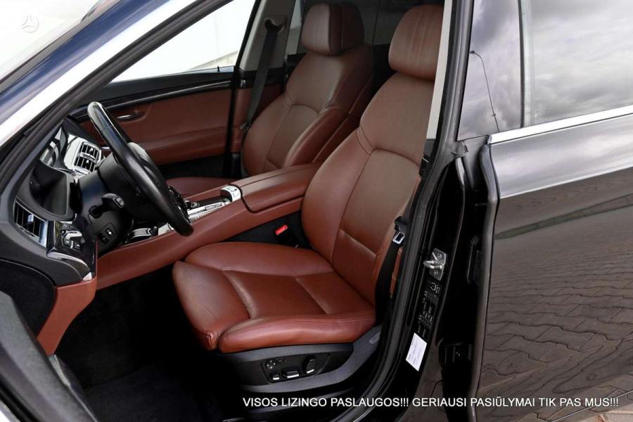 Black BMW 530 Gran Turismo 2010 in Kretinga, with an engine capacity of 2.99 L and mileage of 259 thousand km for 9799 €, photo 21 on AUTOMOTO.COM.LV