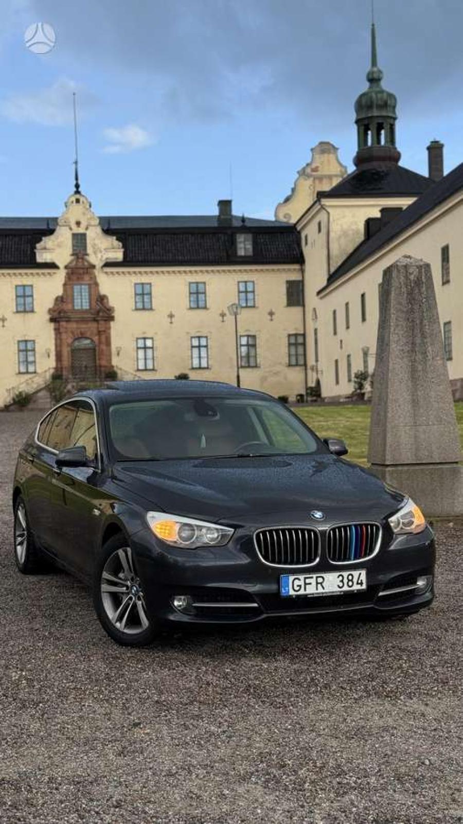 Melns BMW 530 Gran Turismo 2011 Kauņa, ar dzinēja tilpumu 2.99 L un nobraukumu 320 tūkst. km par 8499 €, foto 4 vietnē AUTOMOTO.COM.LV