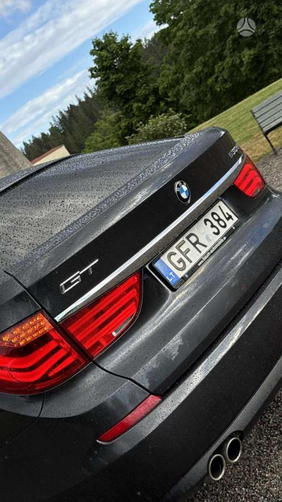 Melns BMW 530 Gran Turismo 2011 Kauņa, ar dzinēja tilpumu 2.99 L un nobraukumu 320 tūkst. km par 8499 €, foto 18 vietnē AUTOMOTO.COM.LV