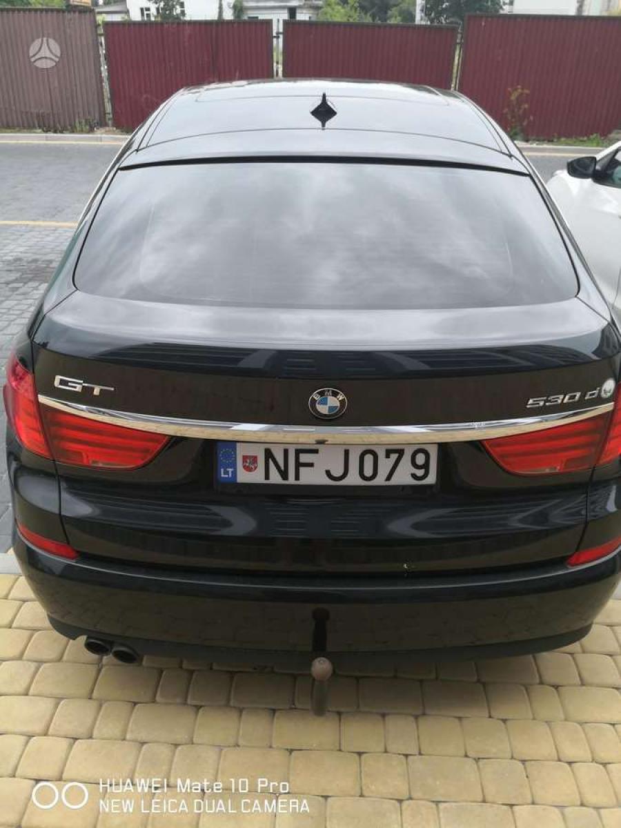 Melns BMW 530 Gran Turismo 2011 Klaipėda, ar dzinēja tilpumu 2.99 L un nobraukumu 286 tūkst. km par 9000 €, foto 10 vietnē AUTOMOTO.COM.LV