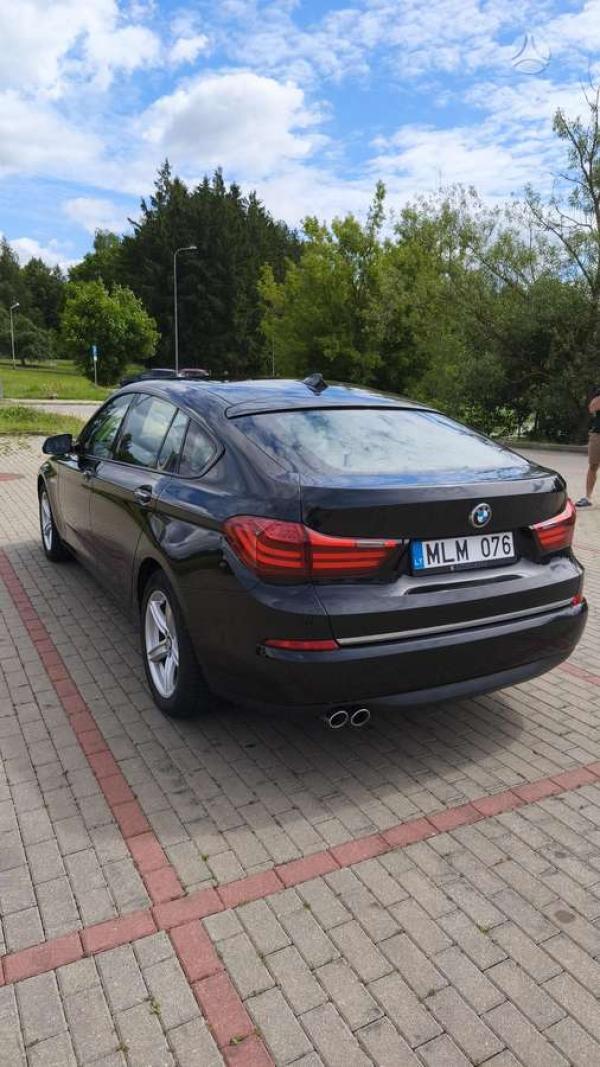 Black BMW 530 Gran Turismo 2014 in Elektrenai, with an engine capacity of 2.99 L and mileage of 280 thousand km for 13999 €, photo 6 on AUTOMOTO.COM.LV