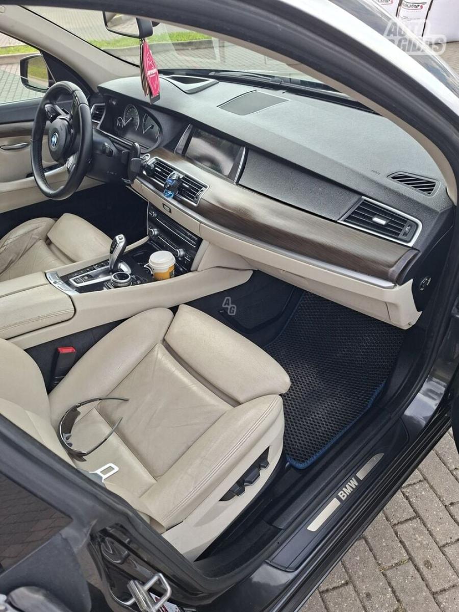 Black BMW 530 Gran Turismo 2012 in Jonava, with an engine capacity of 3.00 L and mileage of 322 thousand km for 9850 €, photo 14 on AUTOMOTO.COM.LV