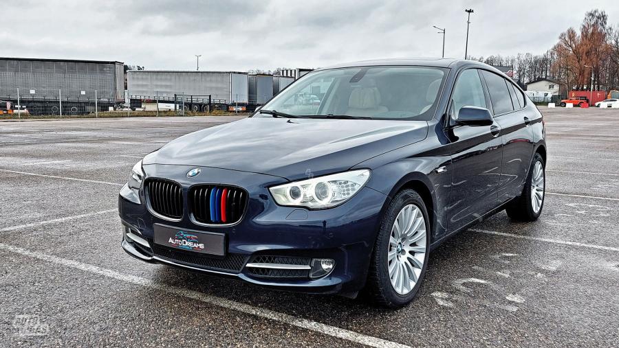 Blue BMW 530 Gran Turismo 2010 in Vilnius, with an engine capacity of 3.00 L and mileage of 335 thousand km for 9900 €, photo 1 on AUTOMOTO.COM.LV