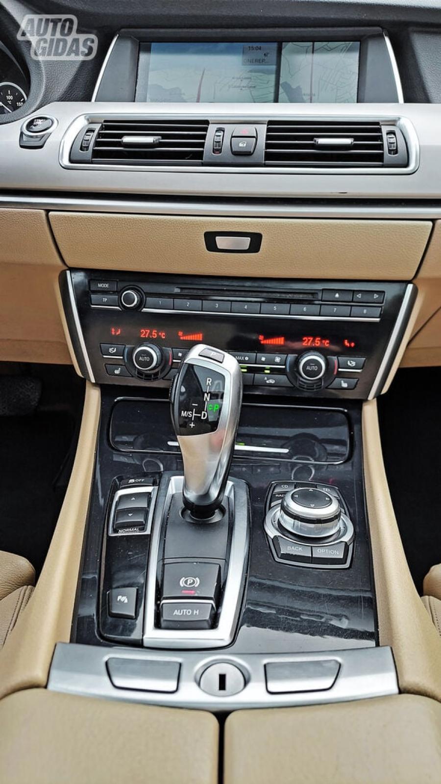 Blue BMW 530 Gran Turismo 2010 in Vilnius, with an engine capacity of 3.00 L and mileage of 335 thousand km for 9900 €, photo 14 on AUTOMOTO.COM.LV