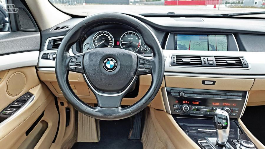 Blue BMW 530 Gran Turismo 2010 in Vilnius, with an engine capacity of 3.00 L and mileage of 335 thousand km for 9900 €, photo 22 on AUTOMOTO.COM.LV