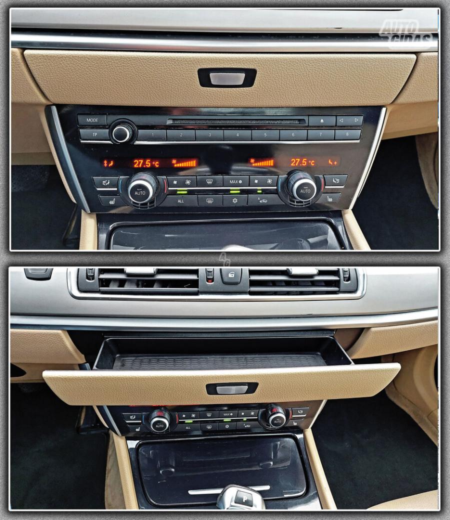 Blue BMW 530 Gran Turismo 2010 in Vilnius, with an engine capacity of 3.00 L and mileage of 335 thousand km for 9900 €, photo 34 on AUTOMOTO.COM.LV