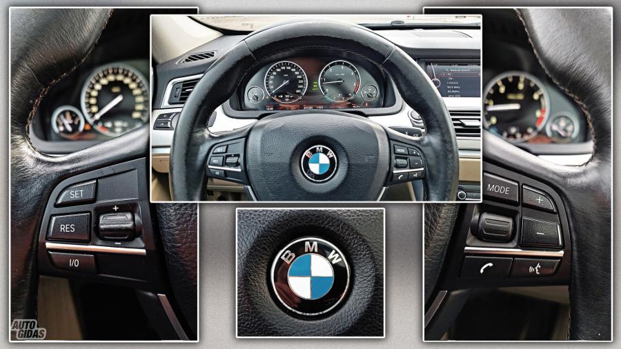 Blue BMW 530 Gran Turismo 2010 in Vilnius, with an engine capacity of 3.00 L and mileage of 335 thousand km for 9900 €, photo 35 on AUTOMOTO.COM.LV