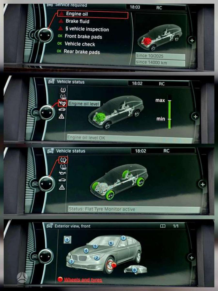 Синий БМВ 530 Gran Turismo 2011 в Шяуляй, объемом двигателя 0.30 л и пробегом 202 тыс. км за 11350 €, фото 33 на AUTOMOTO.COM.LV