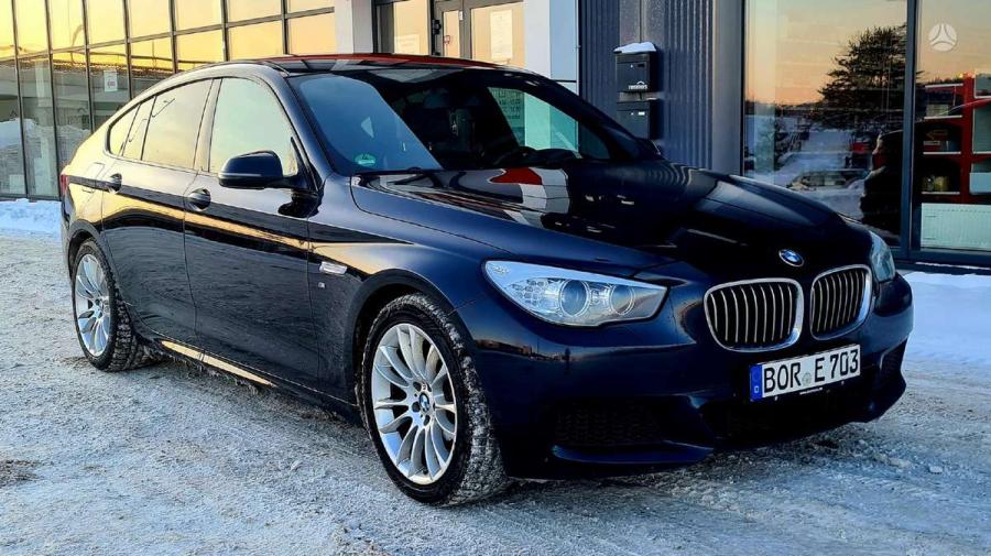 Blue BMW 530 Gran Turismo 2013 in Vilnius, with an engine capacity of 2.99 L and mileage of 328 thousand km for 13850 €, photo 7 on AUTOMOTO.COM.LV