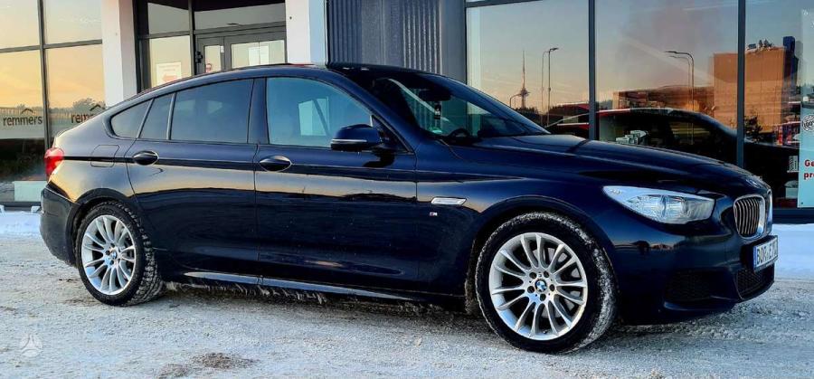 Blue BMW 530 Gran Turismo 2013 in Vilnius, with an engine capacity of 2.99 L and mileage of 328 thousand km for 13850 €, photo 8 on AUTOMOTO.COM.LV