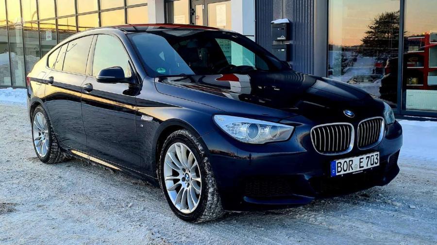 Blue BMW 530 Gran Turismo 2013 in Vilnius, with an engine capacity of 2.99 L and mileage of 324 thousand km for 12950 €, photo 3 on AUTOMOTO.COM.LV