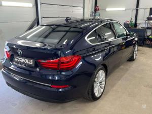 Blue BMW 530 Gran Turismo 2015 in Vilnius, with an engine capacity of 2.99 L and mileage of 205 thousand km for 12584 €, photo 8 on AUTOMOTO.COM.LV