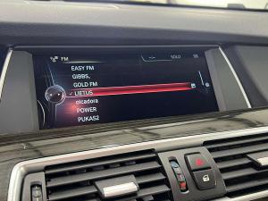 Blue BMW 530 Gran Turismo 2015 in Vilnius, with an engine capacity of 2.99 L and mileage of 205 thousand km for 12584 €, photo 25 on AUTOMOTO.COM.LV